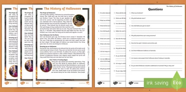 All Hallow's Eve - Twinkl