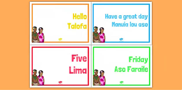 Great Resources for Samoan Language Week - Twinkl