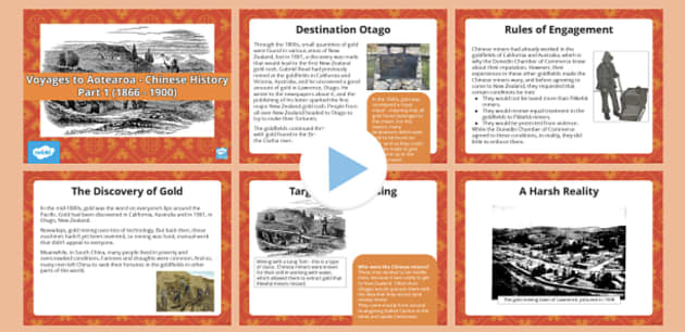 Voyages to Aotearoa - Chinese Immigrants and Gold Rush