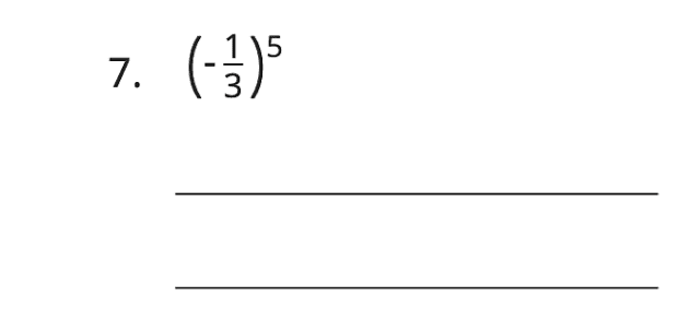👉 Raising a Fraction to a Power PDF Worksheet | Beyond Maths
