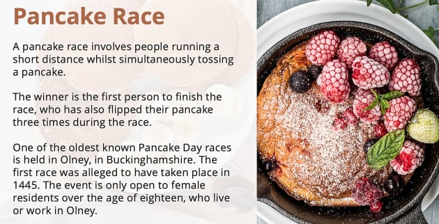 Pancake Day Traditions and Events in the UK (teacher made)