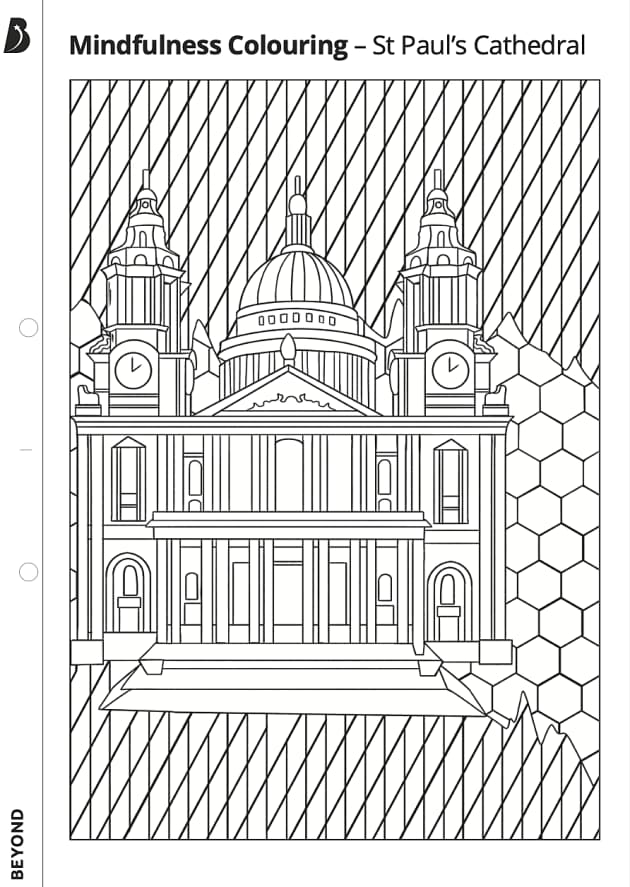 Mindfulness Colouring - London Monuments