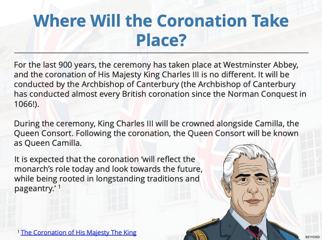 Facts About the Coronation of King Charles III | RSE PowerPoint