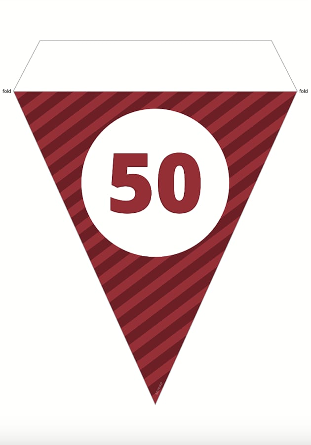 👉 Number Line Bunting (teacher made) - Twinkl