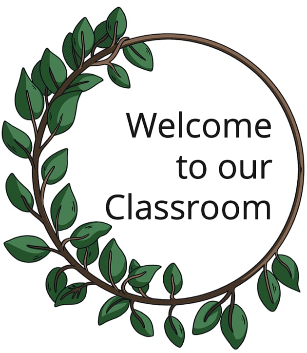 Botanical Themed Welcome to Our Classroom Poster | KS3 Maths