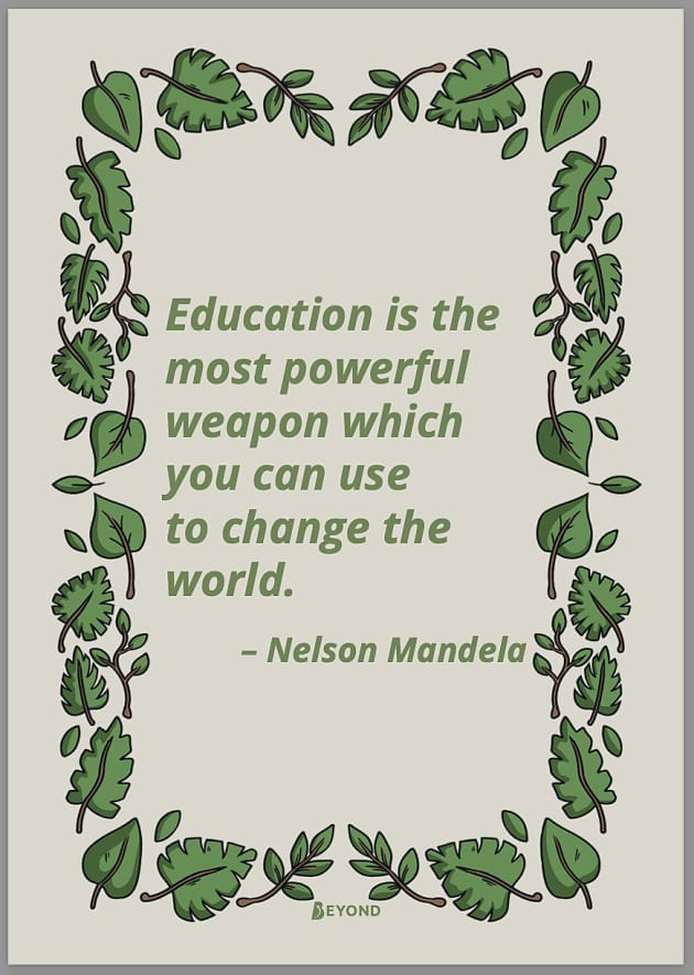 Botanical Themed Inspirational Quotes Posters