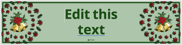 Botanical Christmas Themed Editable Display Banner - Twinkl