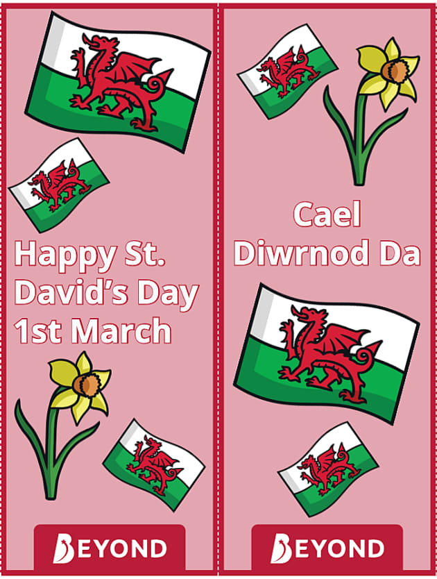 St David's Day Reward Bookmarks | Teacher Toolbox