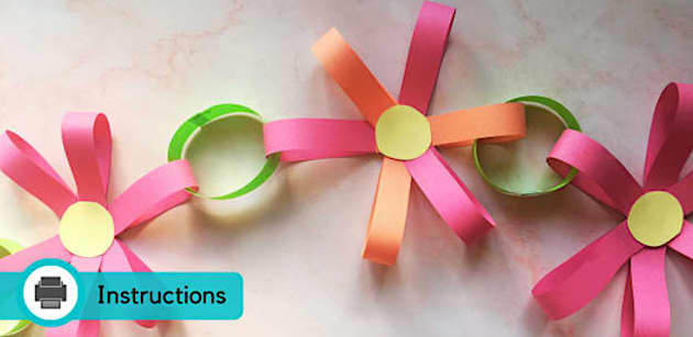 Easy Flower Crafts for Preschoolers - Flower Craft Ideas