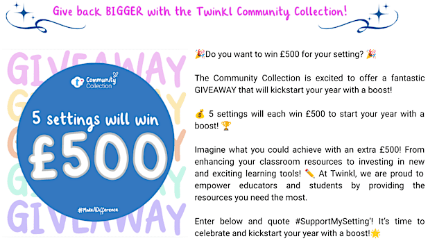 Prize Draw: your August update! - Twinkl