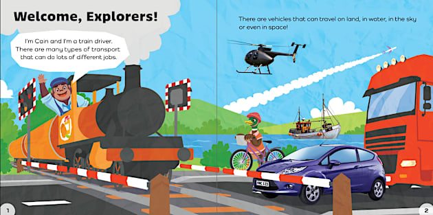 Terrific Transport Books From Twinkl Originals - Twinkl