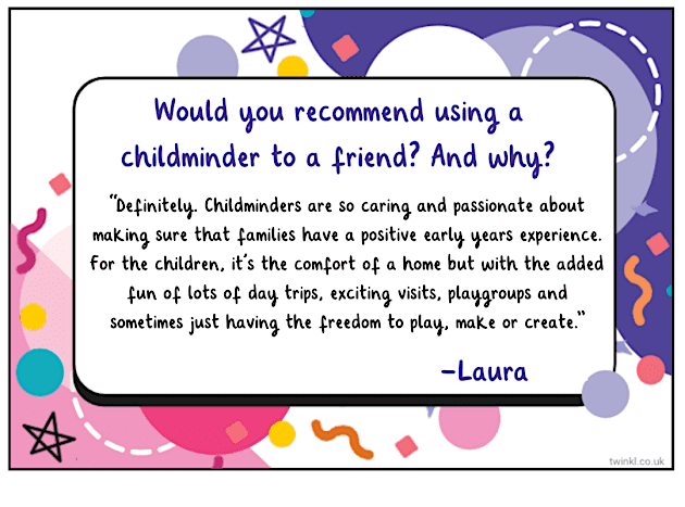 Childminder Appreciation Week - Twinkl