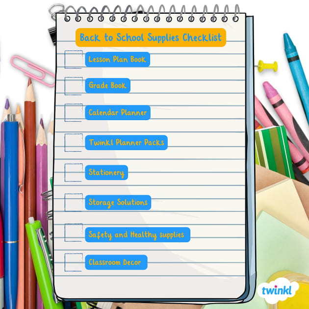 Supplies and Materials You Can't Miss for the New School Year