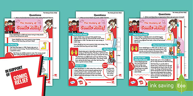 Free Red Nose Day/Comic Relief 2022 - Top Teaching Resources (from EYFS ...