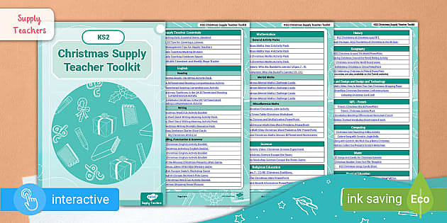 Unwrapping Christmas 2023: A Gift of Resources for Supply Teachers