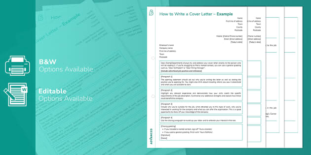 How to Write a Cover Letter for a Teenager | Twinkl - Twinkl