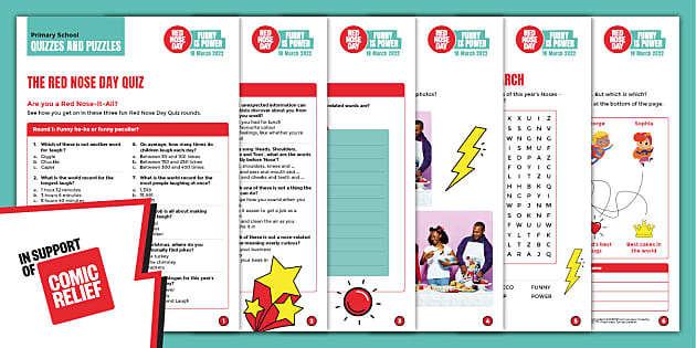 Free Red Nose Day/Comic Relief 2022 - Top Teaching Resources (from EYFS ...