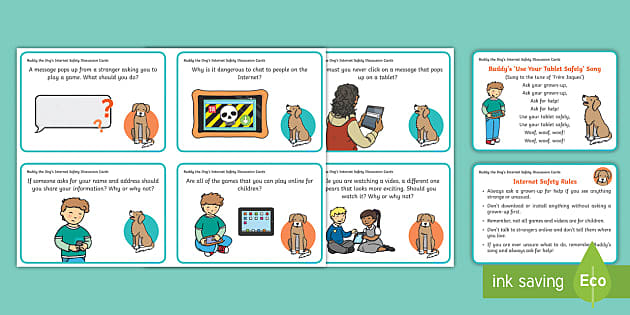 How can you help early years children learn about internet safety?