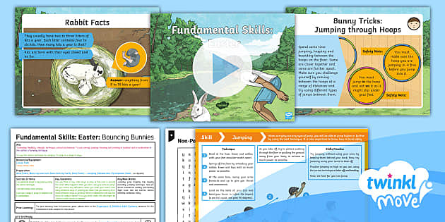 Have a hopping good Easter with these egg-citing Easter themed PE lessons