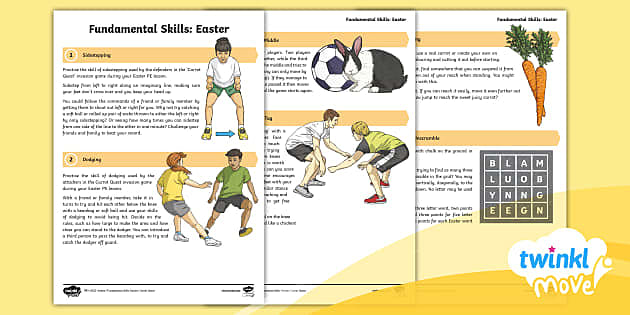 Have a hopping good Easter with these egg-citing Easter themed PE lessons