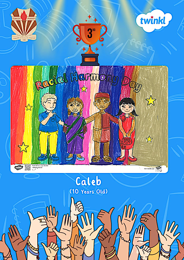 Winner Announcement for The Singapore Racial Harmony Day Colouring Contest