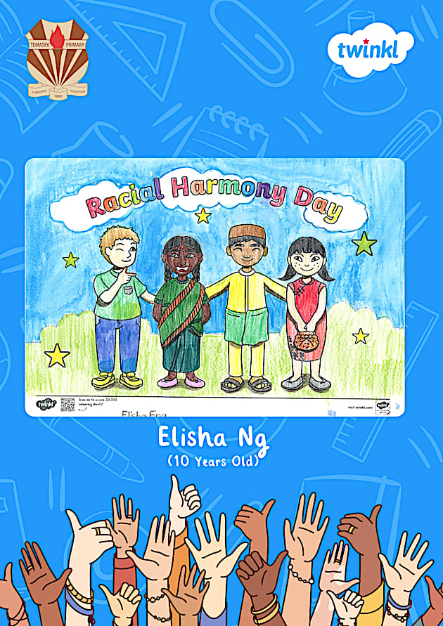 Winner Announcement for The Singapore Racial Harmony Day Colouring Contest