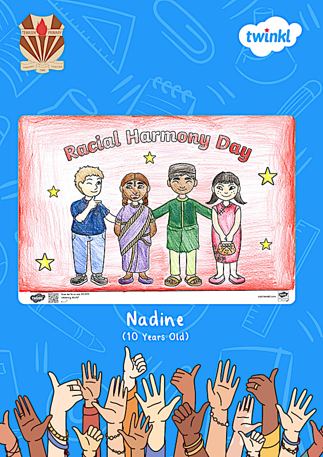Winner Announcement for The Singapore Racial Harmony Day Colouring Contest