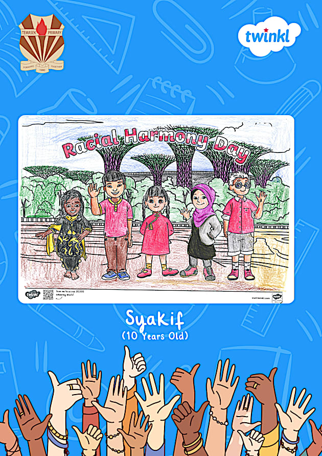 Winner Announcement for The Singapore Racial Harmony Day Colouring Contest