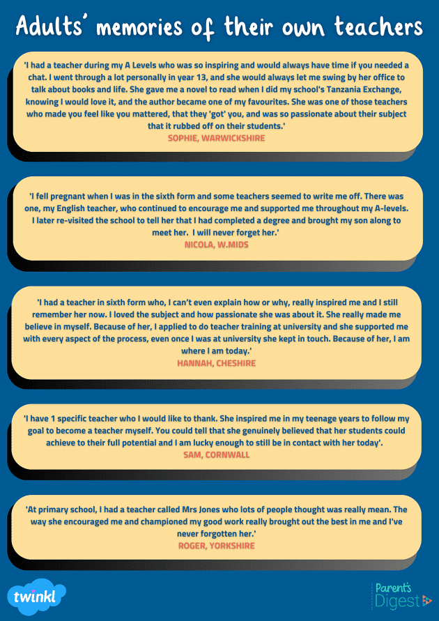 Celebrating great teachers for Thank a Teacher Day 2023 - Twinkl Digest