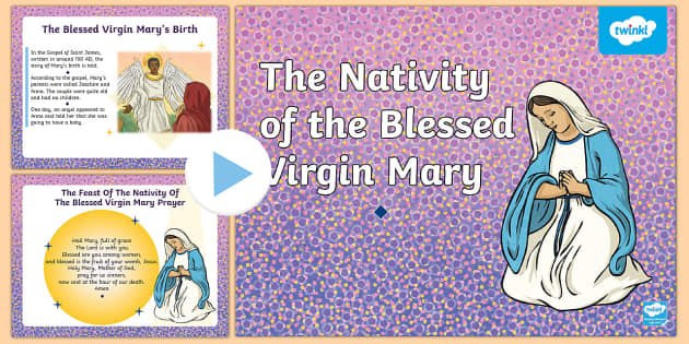 Nativity of Mary | Mama Mary Birthday | Twinkl - Twinkl