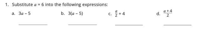 👉 White Rose Maths: Substitute into Two-Step Expressions | KS3