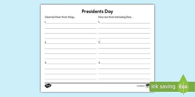 Top 8 Presidents Day Writing Prompts | Twinkl - Twinkl