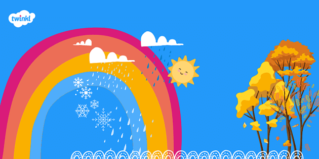 Completed Teaching Learning Material about Seasons of the Year: