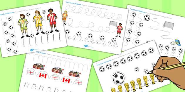 Monday Movers: Football Fun Colouring - Twinkl