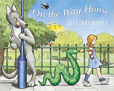 On the Way Home by Jill Murphy is a fantastic repeating story book to share