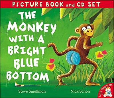 The Monkey with a Bright Blue Bottom - jungle, jungle animals, monkeys,