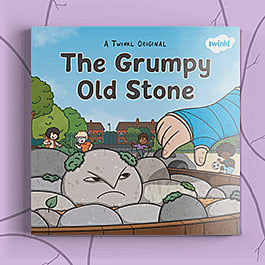 In this KS1 picture book, different children find the grumpy stone and ...