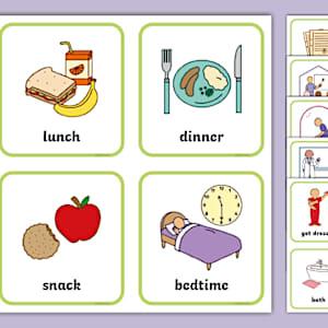 Home Now, Next, Then Cards | Visual Support for Autism
