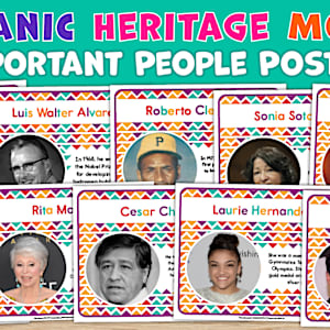 Colorful Hispanic Heritage Posters for Kids | Twinkl USA