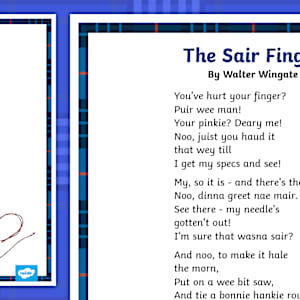 Walter Wingate: The Sair Finger Poem