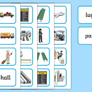The Airport Word Cards
