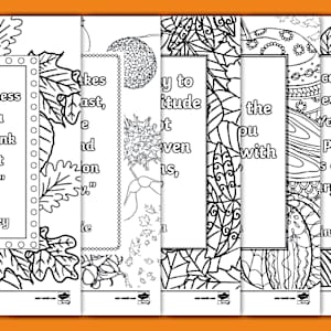 Fall Gratitude Quotes Coloring Pages for Kids | Twinkl USA