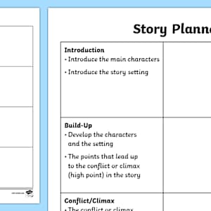 Story Writing Template KS2 – English Resource