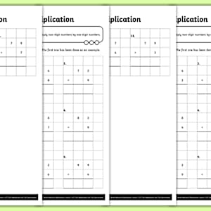 Short Multiplication KS2 Worksheets | Maths | Twinkl