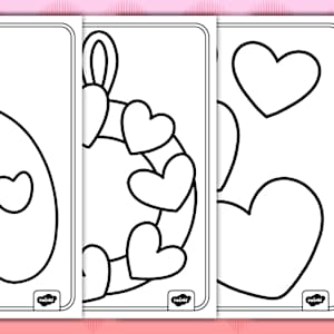 Cute Valentines Coloring Sheets | Valentine's | Twinkl USA
