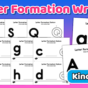 Letter Formation Writing Activity Pack I Handwriting