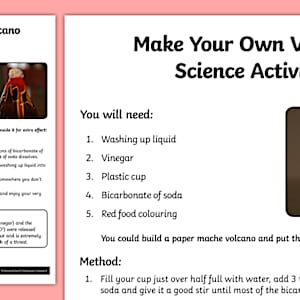How To Make A Volcano At Home - Years 5-6 - Parents