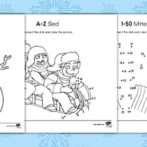 Winter Dot to Dot Activity | Winter | Twinkl USA