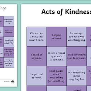 Acts of Kindness Bingo | World Kindness Day | Twinkl