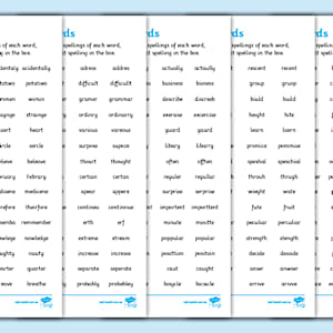 Years 3-4 Fun Spelling Worksheets | Twinkl Resources